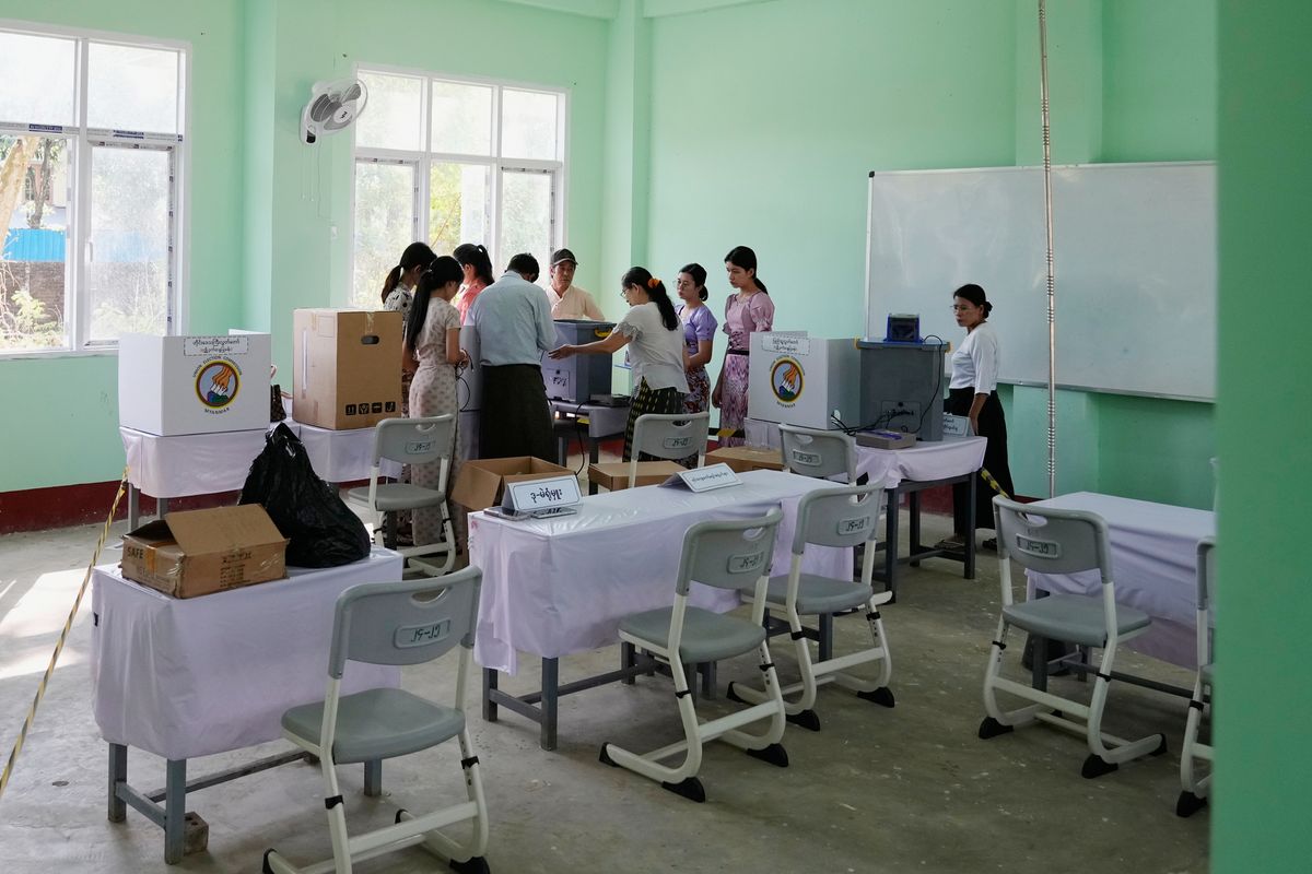 Myanmar holds its last election round with the army already certain to ...