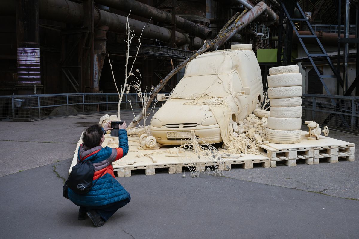 Dozens of artists bring new life to a gigantic former ironworks on ...