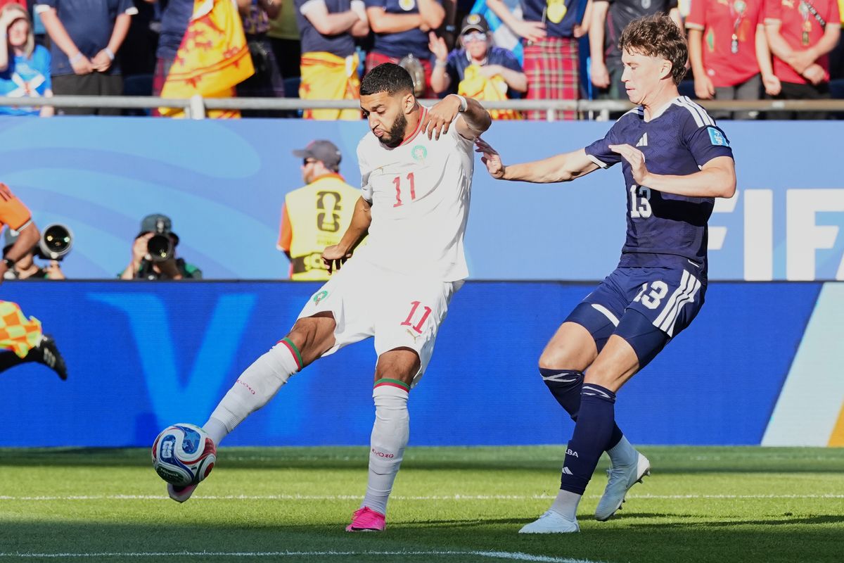 Ismael Saibari scores in second minute to lift Morocco over Scotland 1 ...