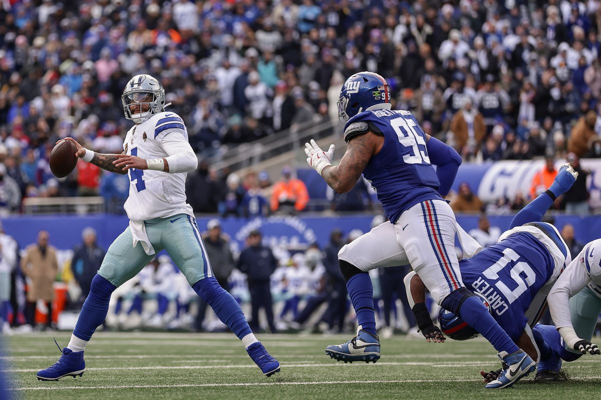Jaxson Dart throws 2 TD passes as the Giants beat the Cowboys 34-17 in ...