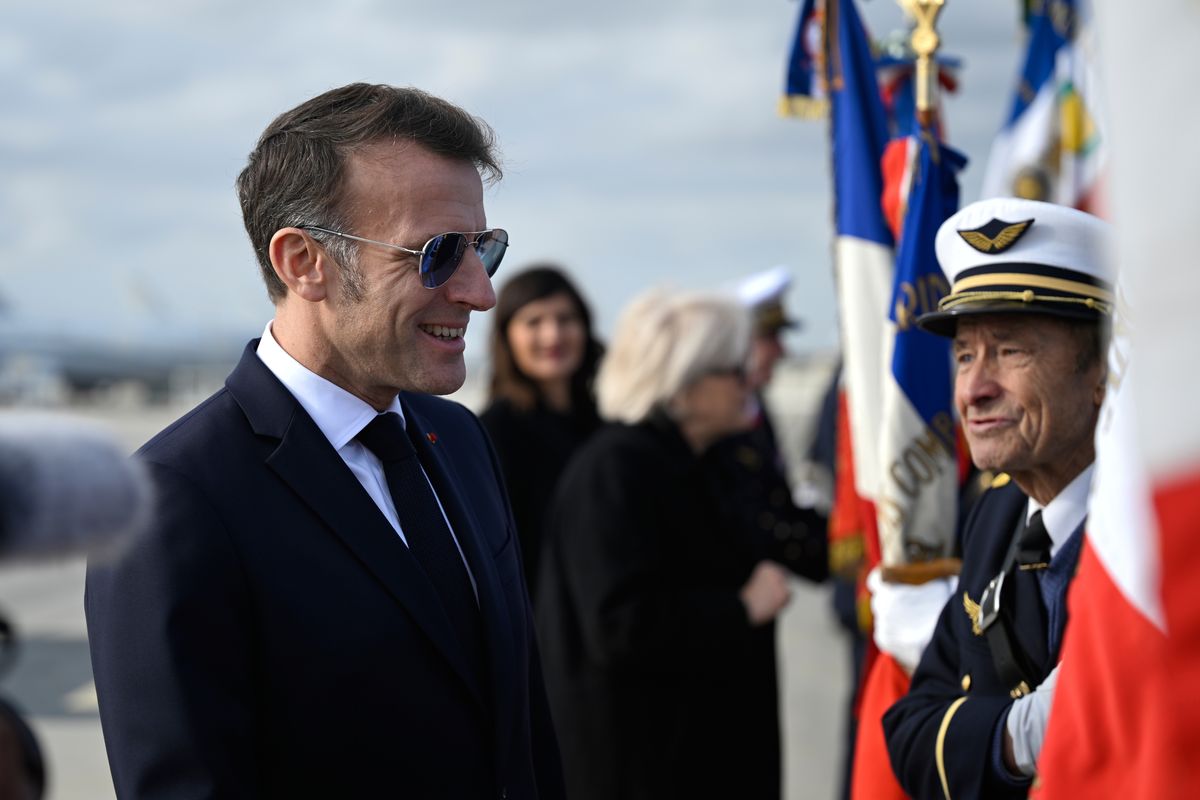 France’s Macron laughs off ‘harmless’ eye condition as he addresses ...
