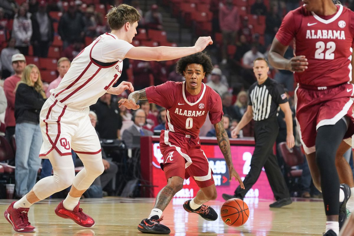 Labaron Philon’s 23 points and Aiden Sherrell’s 21 help No. 18 Alabama beat Oklahoma 83-81 ...