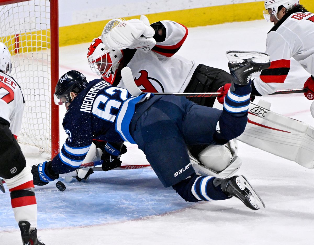 Tanner Pearson breaks 3rd-period tie in Jets’ 4-3 victory over Devils ...