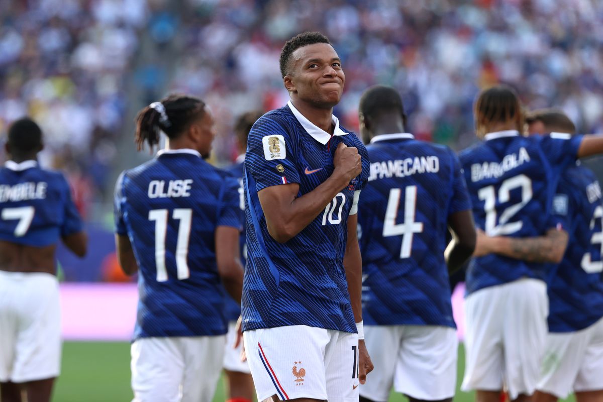 France forward Kylian Mbappé scores his 17th and 18th World Cup goals ...