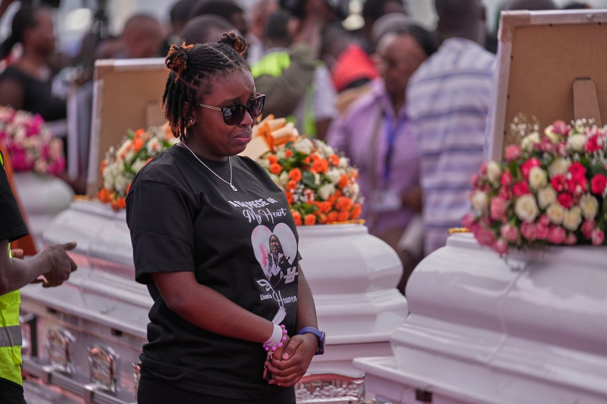 Kenya holds a memorial service for 16 victims of last month’s girls ...