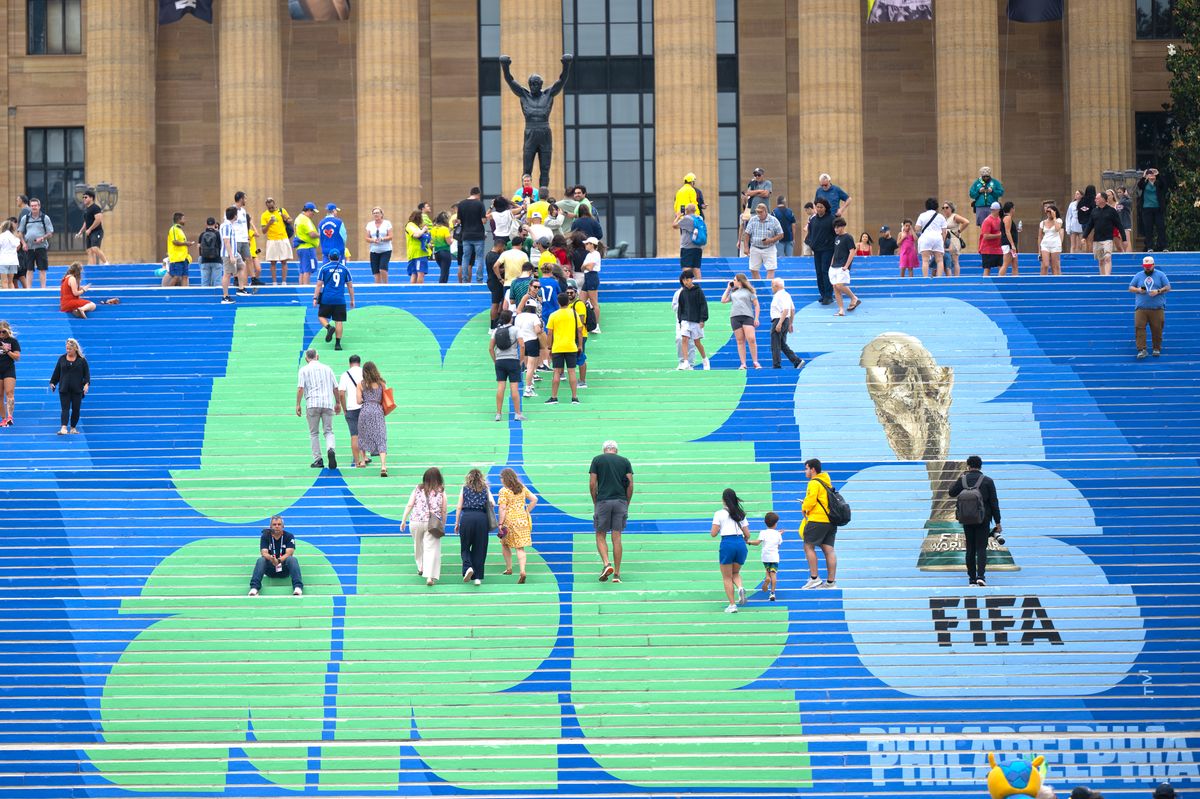 Brazilian soccer fans at the World Cup heed warning not to dress Rocky ...
