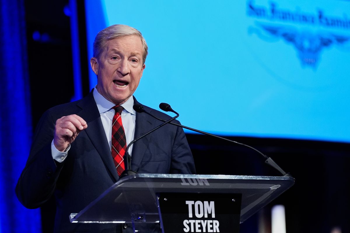 Billionaire Tom Steyer’s ad spending breaks records in California ...