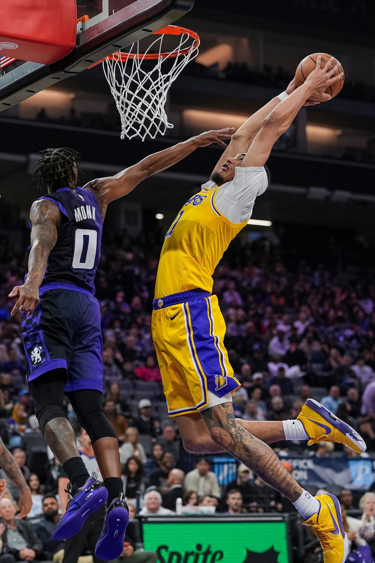 Monk hits 7 3-pointers, scores 26 points as Kings top Lakers 124-112 ...