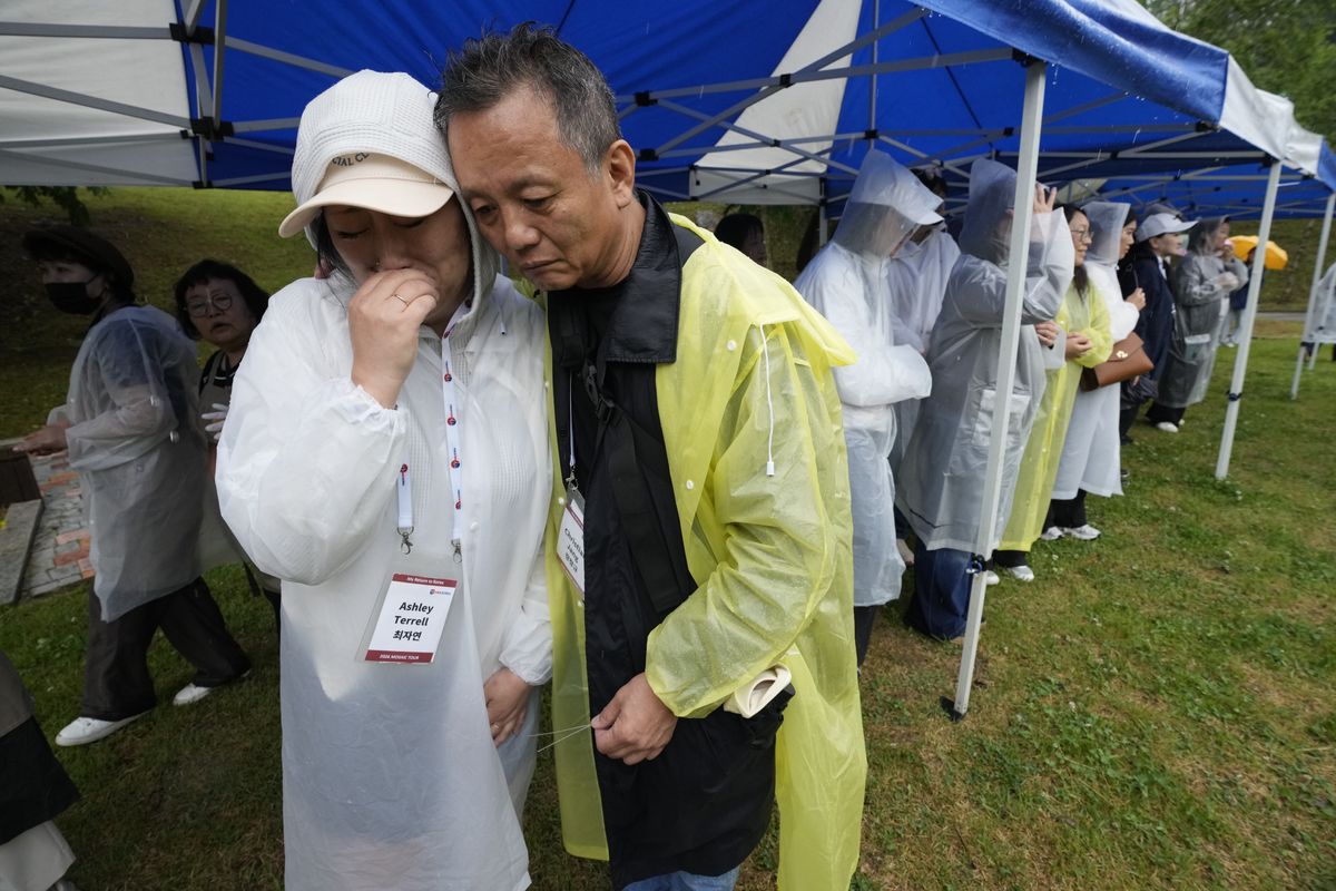 A wall of nametags at a South Korean park testifies to adoptees ...