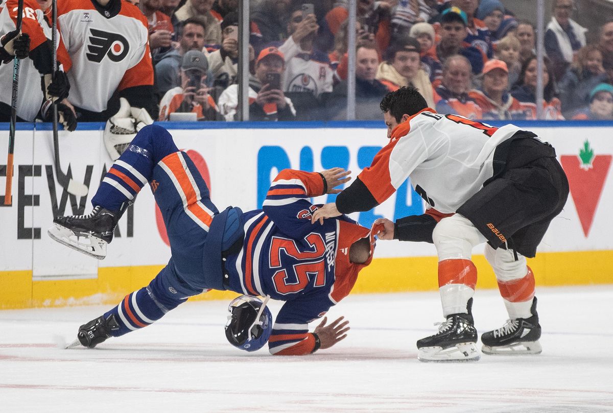 Tippett and Seeler help Flyers beat Oilers 5-2 for 4th win in 6 games ...