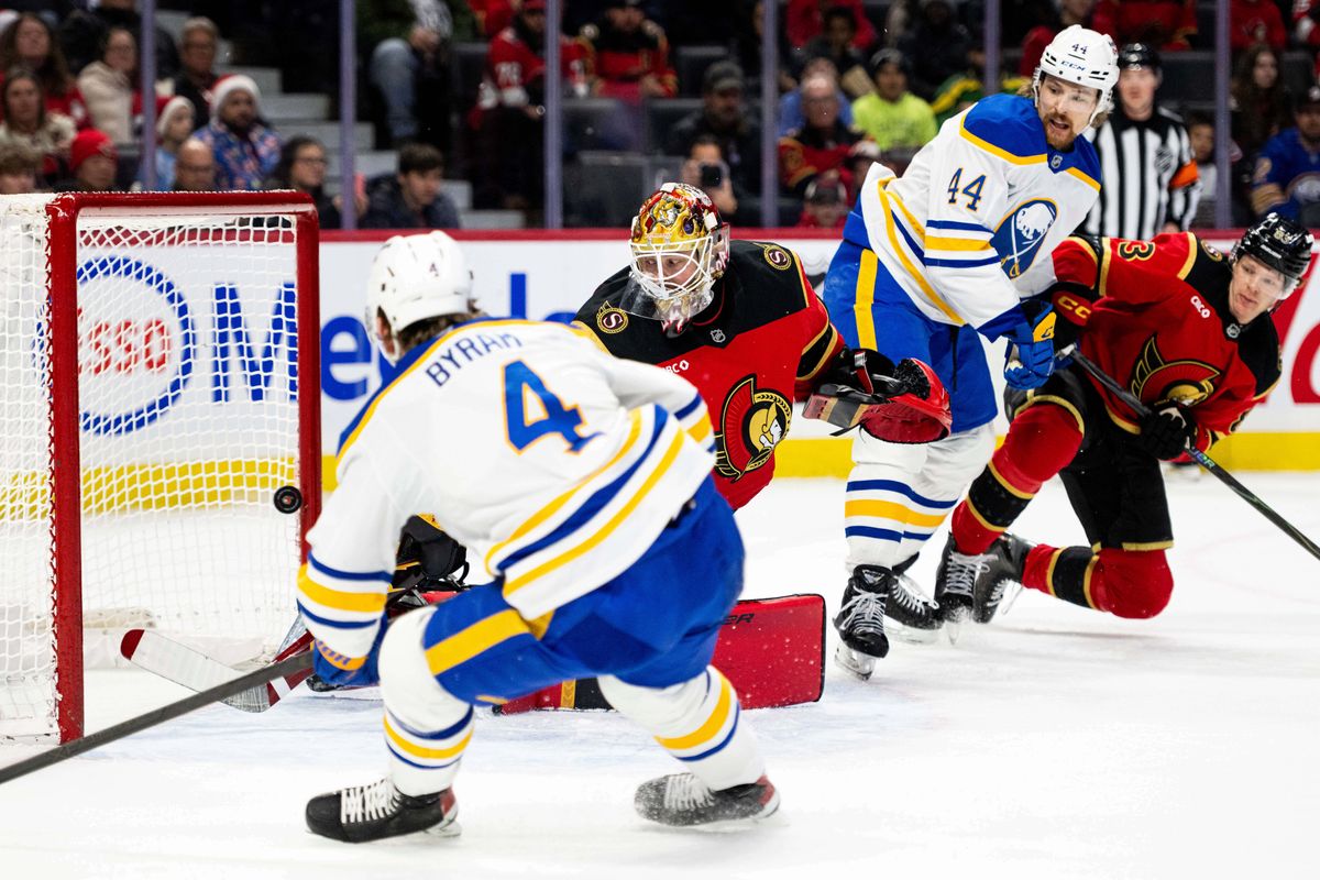 Byram lifts Sabres over Senators 3-2 in OT for first 7-game win streak ...