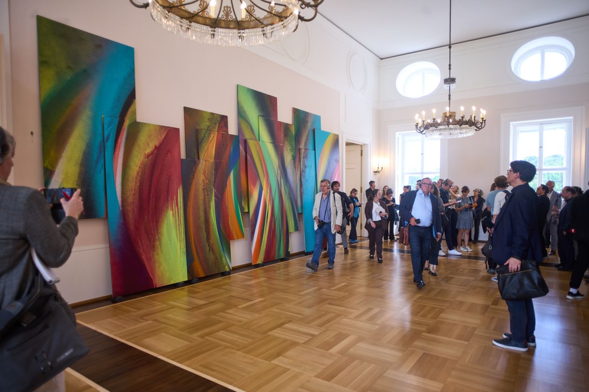 Pop-up art show takes over German president’s residence before ...