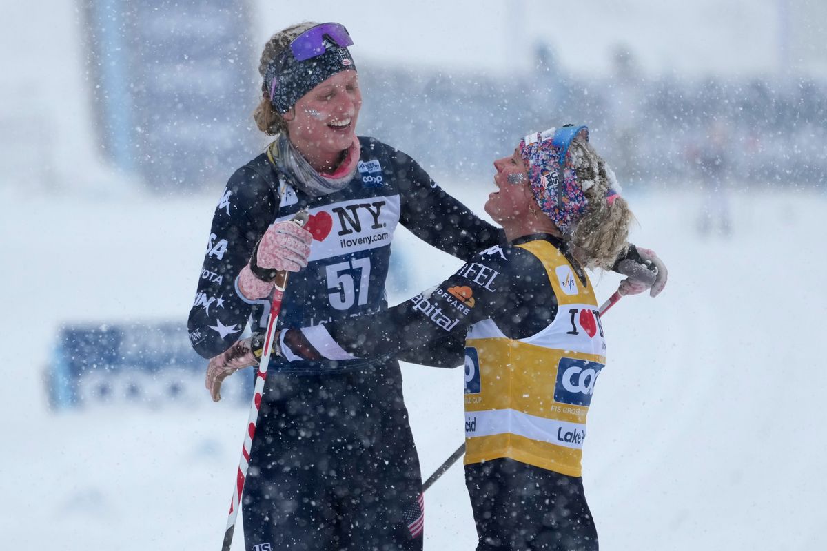 Jessie Diggins takes 12th after crash in final World Cup cross-country ...