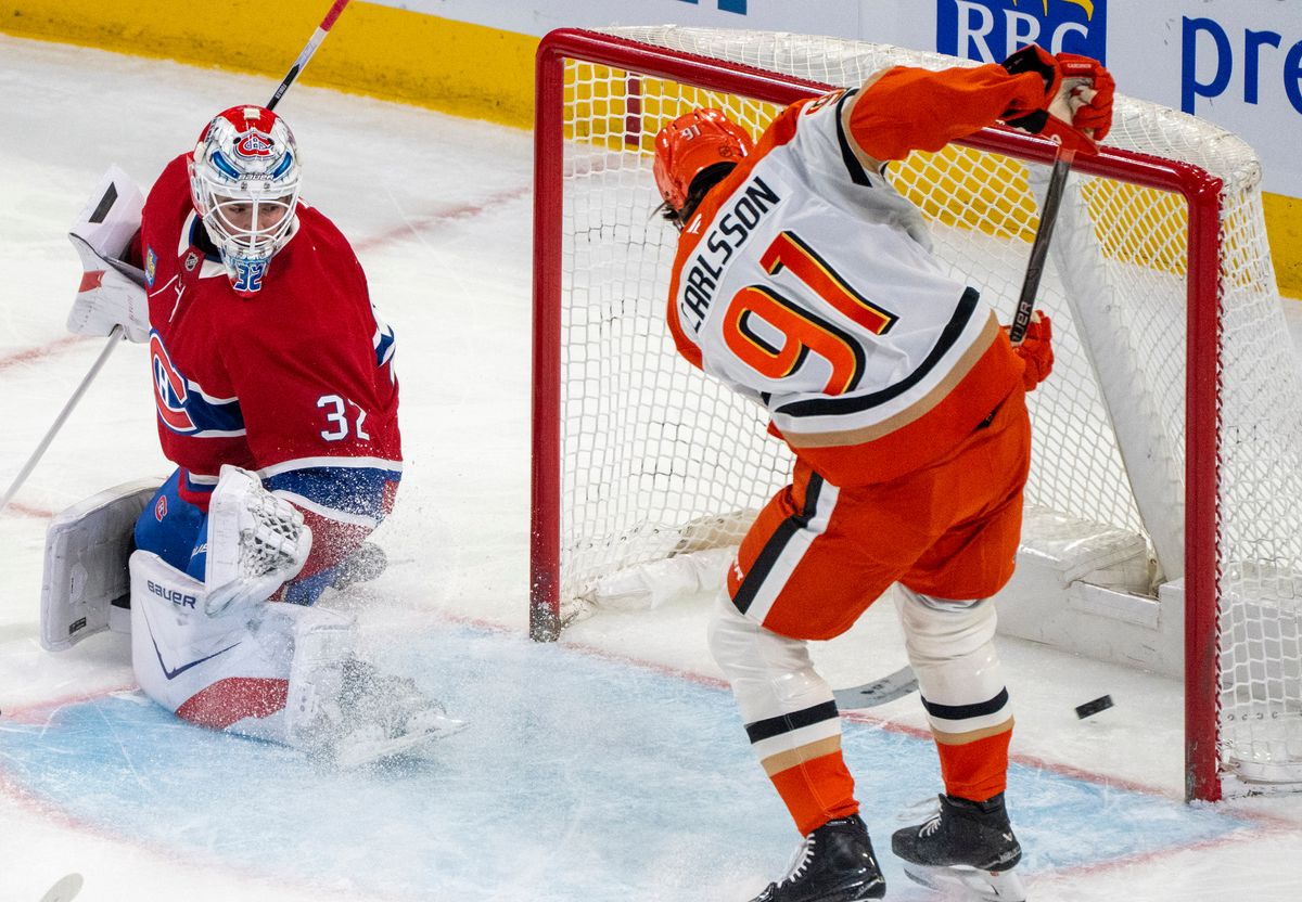 Cutter Gauthier breaks late tie in the Ducks’ 4-3 victory over the ...