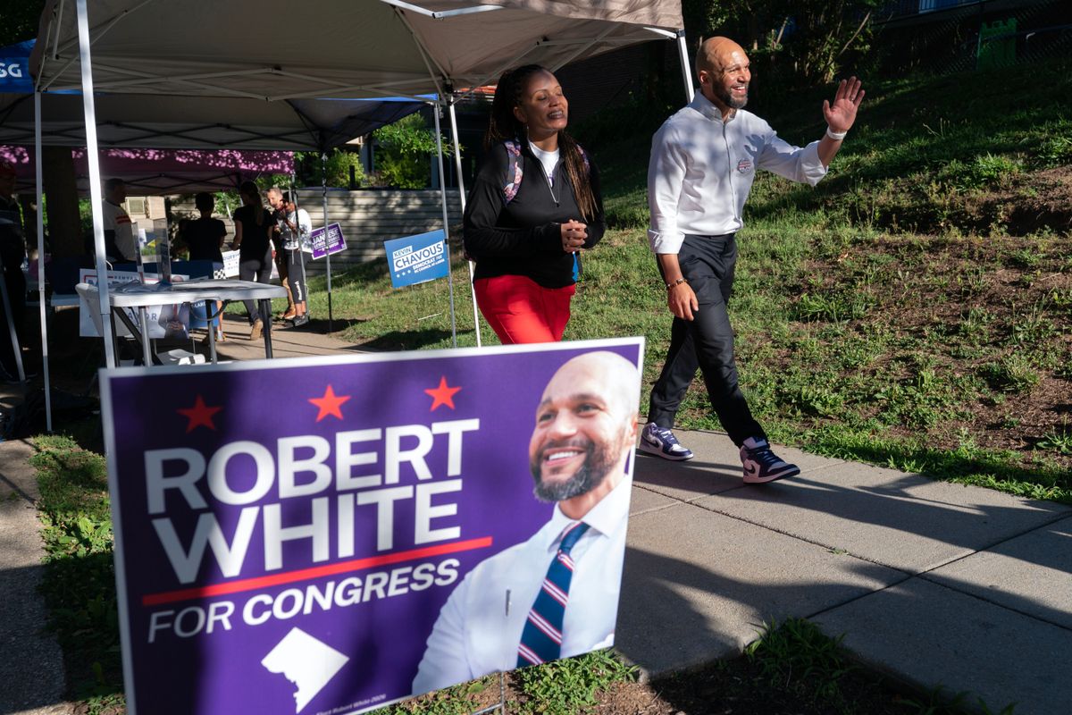 Washington, DC, voters cast ballots in crucial primaries as Trump ...