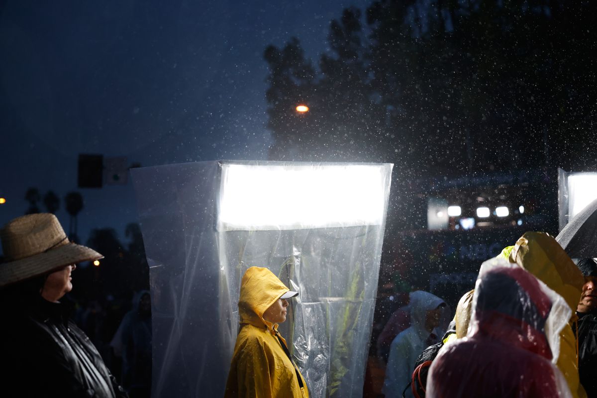 Rain soaks Rose Parade in California and snow squalls hit Midwest and ...