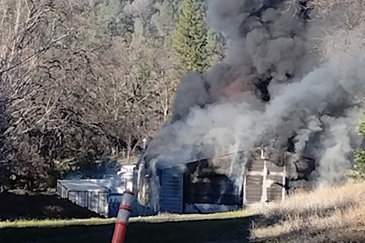 Update: Structure Fire In Soulsbyville With Evacuations/Road Closure ...