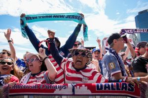 A floating pitch, Motley Crue and merch: Fan fests extend the World Cup ...