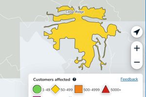 Power Outage In Cedar Ridge - myMotherLode.com