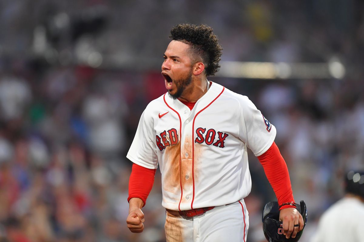 A bat flip, a shout of ‘Venezuela’ and tears for home as Red Sox 1B ...
