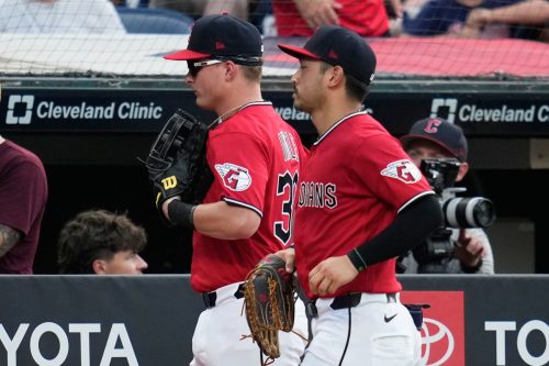 Guardians rookie OF Ingle loses track of outs, tosses ball into the ...